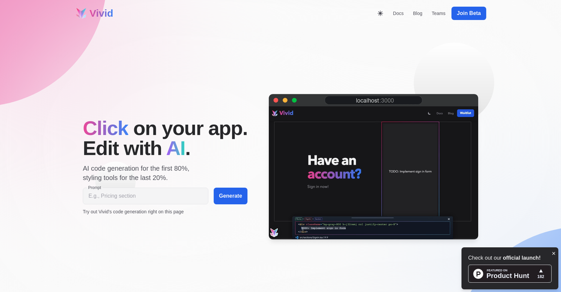 Vivid Reviews, Features, Pricing and Alternatives - Aitoolnet