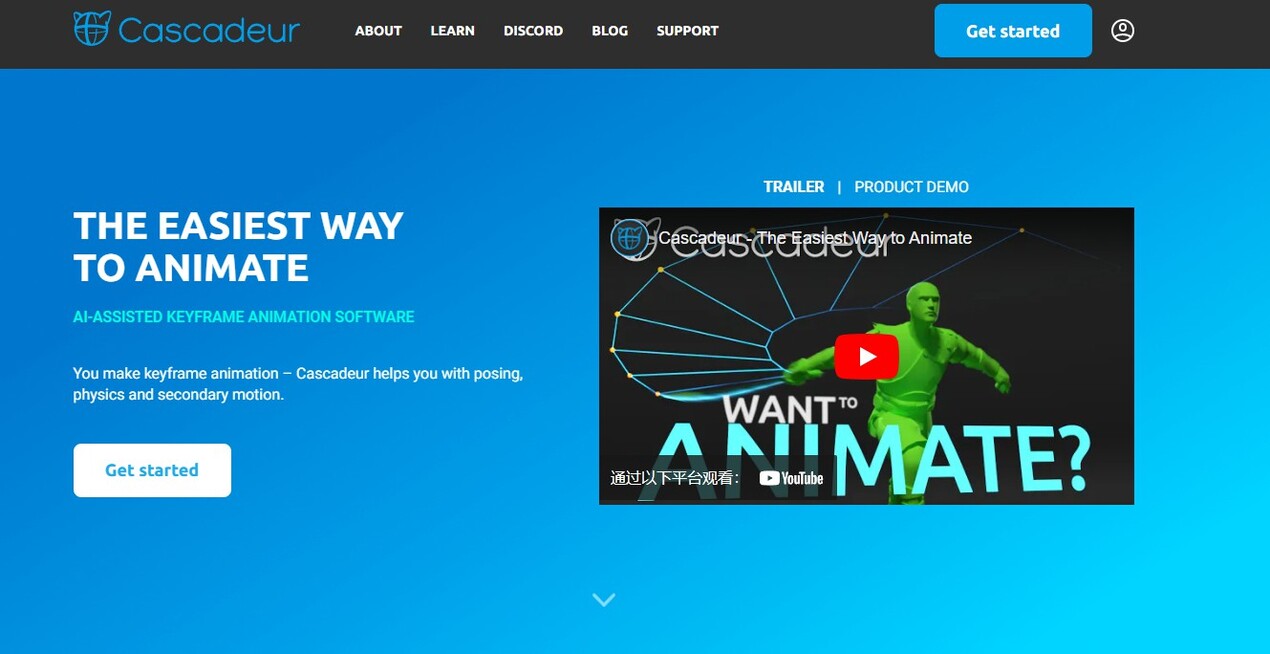 Cascadeur - Simplify 3D Animation with AI Assistance - Aitoolnet
