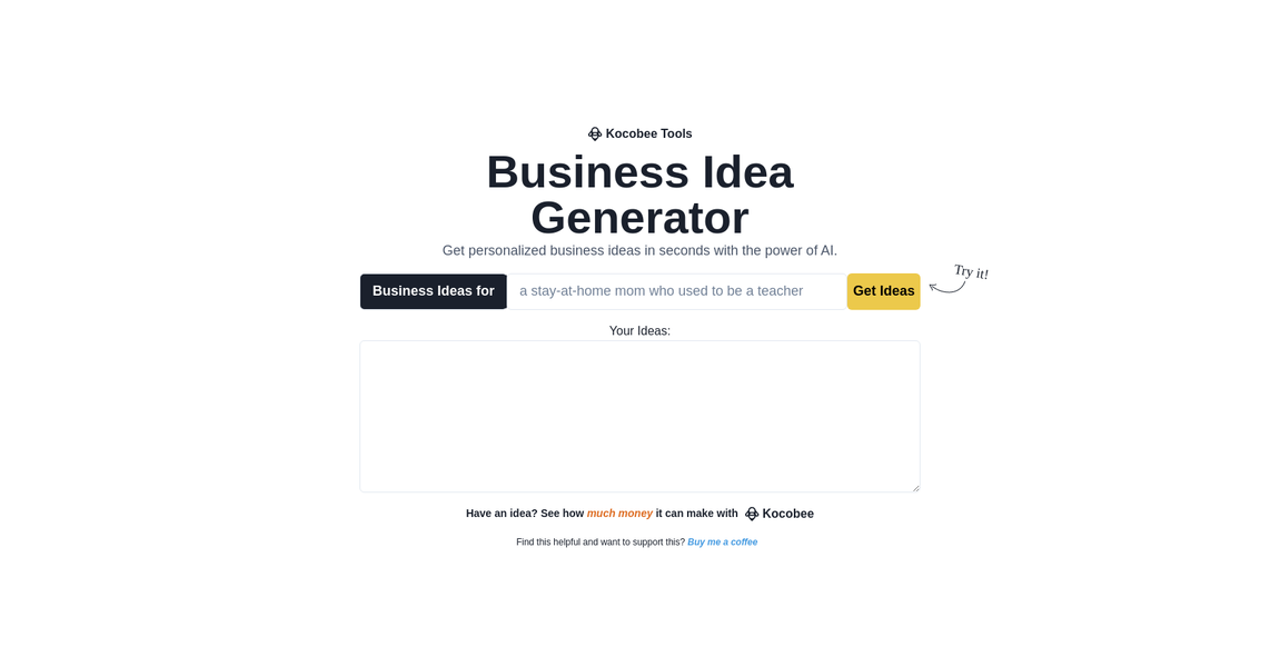 Business Idea Generator Reviews, Features, Pricing and Alternatives ... Business Idea Generator Reviews, Features, Pricing and Alternatives ...