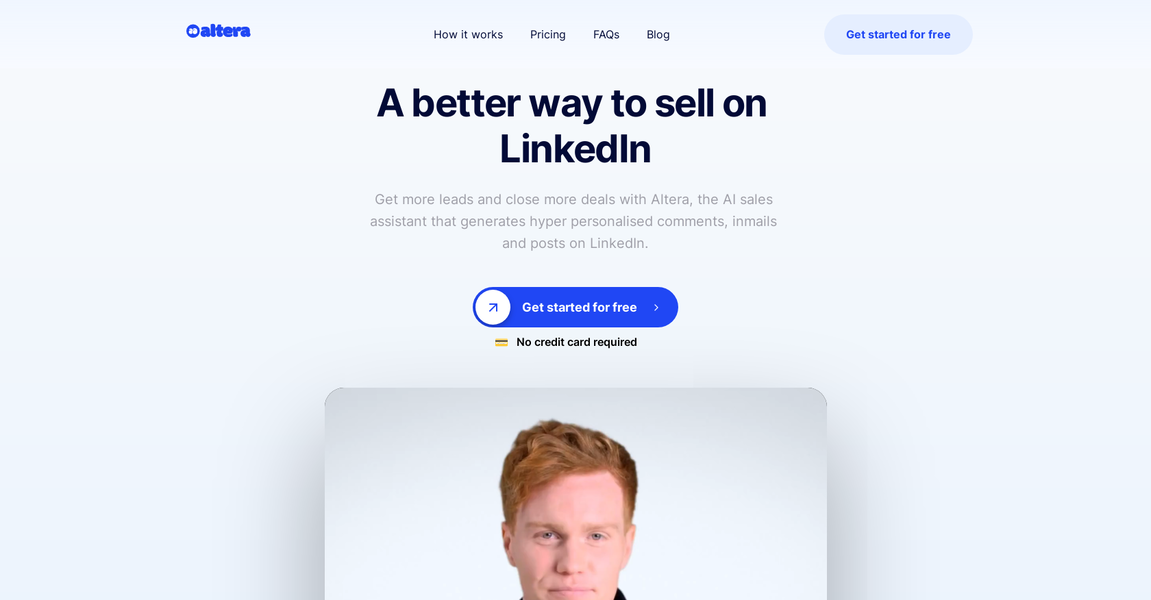 Altera AI - Revolutionize LinkedIn Sales with Personalized AI Messaging - Aitoolnet