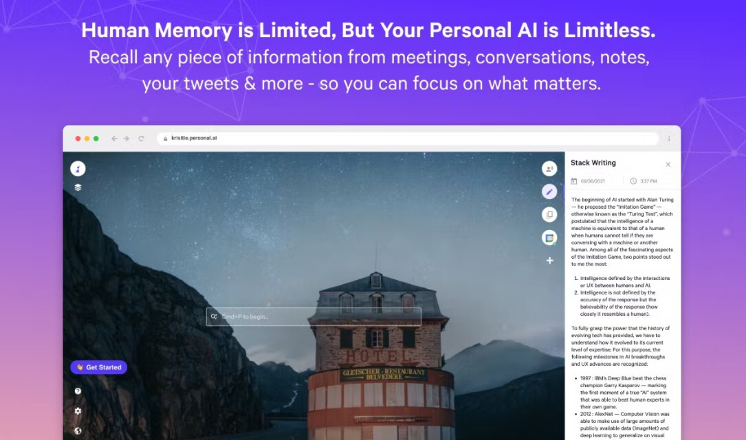 Personal AI - Your AI Twin for Personal Branding, Support, and Content - Aitoolnet