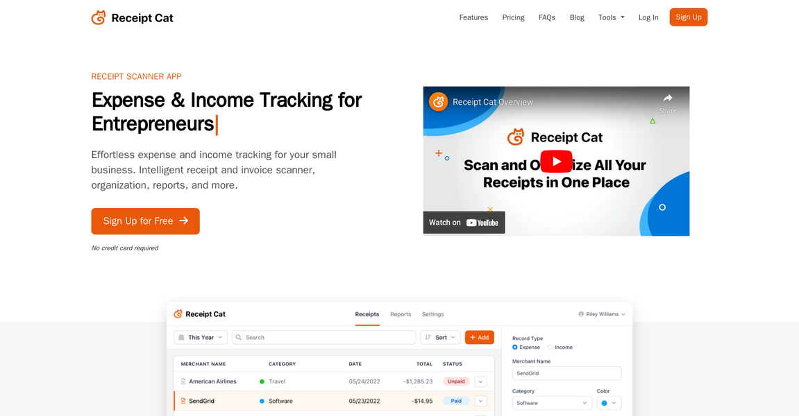 Receipt Cat - Smart Receipt Scanner for Effortless Expense Tracking ...