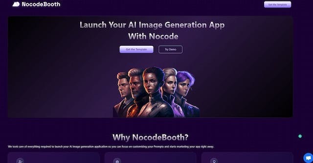 NocodeBooth - Seamless AI Image App Launch, No Coding Required - Aitoolnet