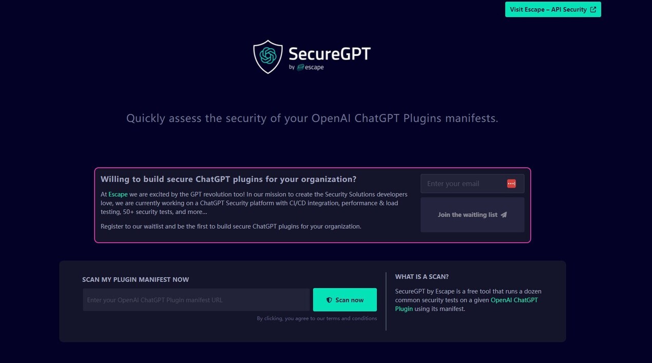 SecureGPT - Secure ChatGPT Plugin Development, Simplified - Aitoolnet