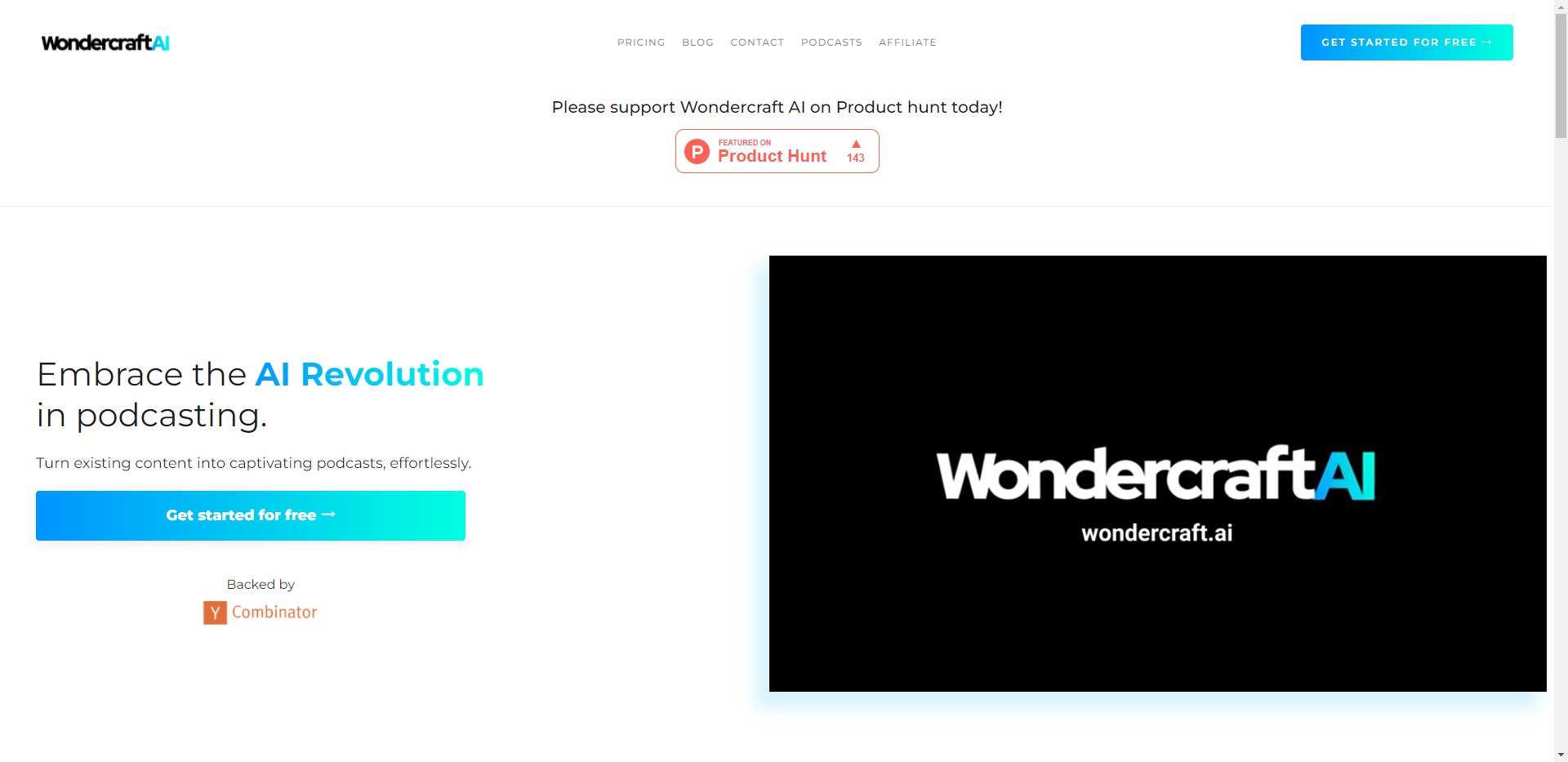 Wondercraft AI - Convierta el contenido en podcasts multilingües sin ...