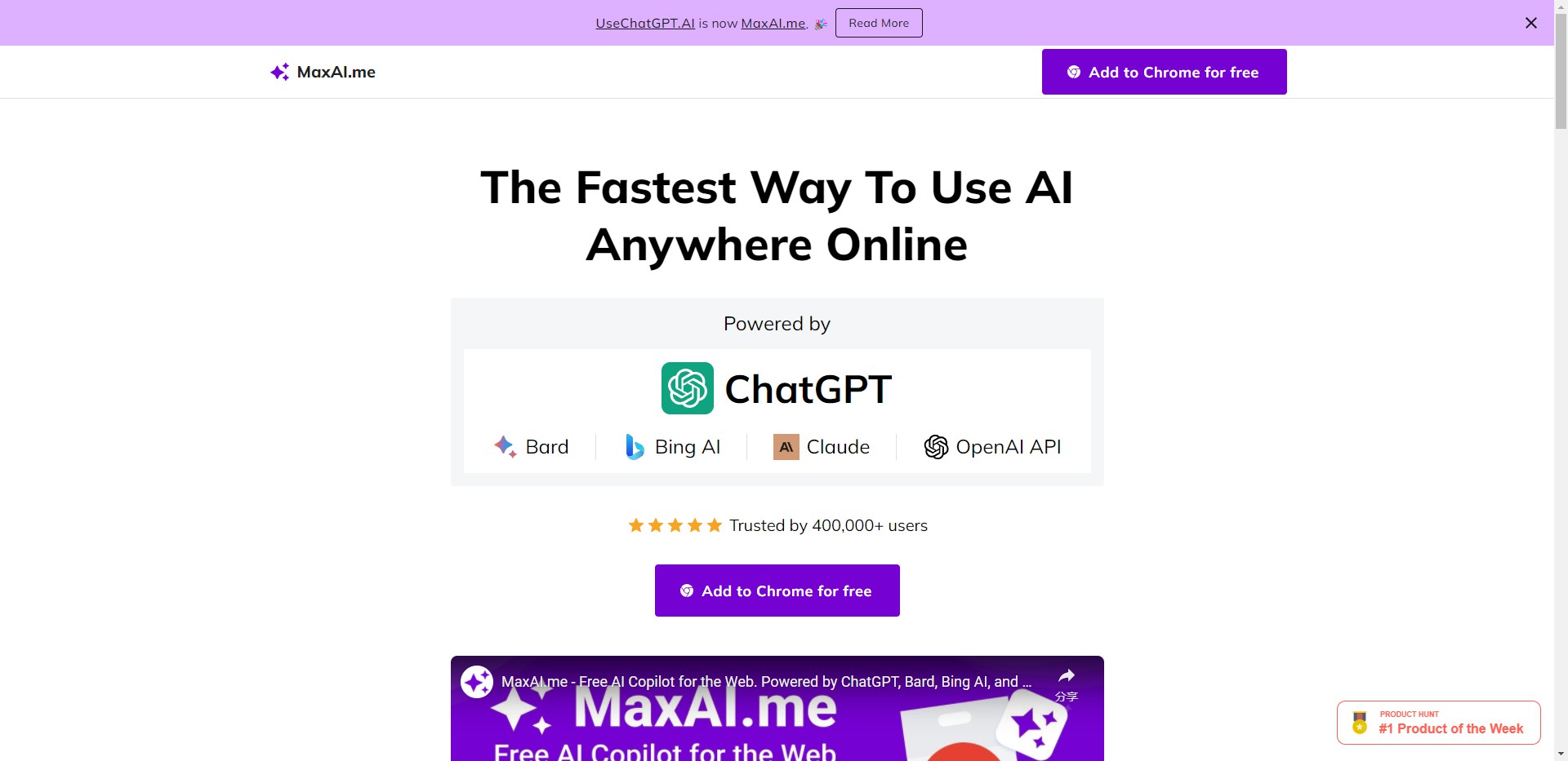 MaxAI.me Reviews, Features, Pricing and Alternatives - Aitoolnet