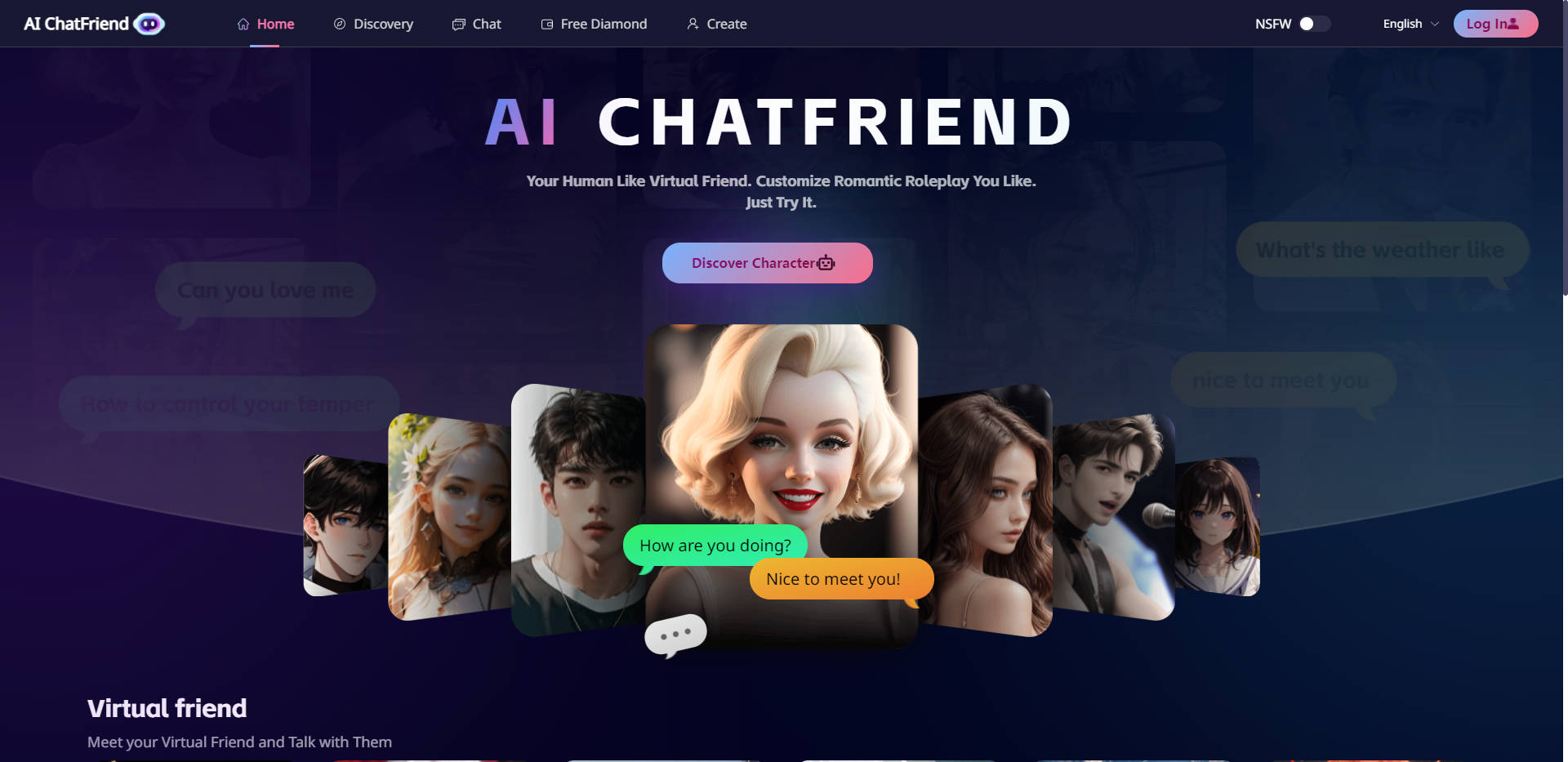 AI Chatfriend - Unfiltered AI Chat for Adults - Aitoolnet