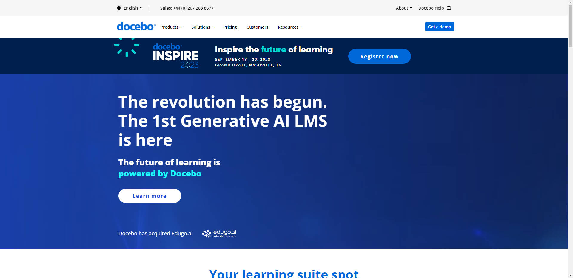 Docebo Learning Suite - Comprehensive AI Learning Solution for ...