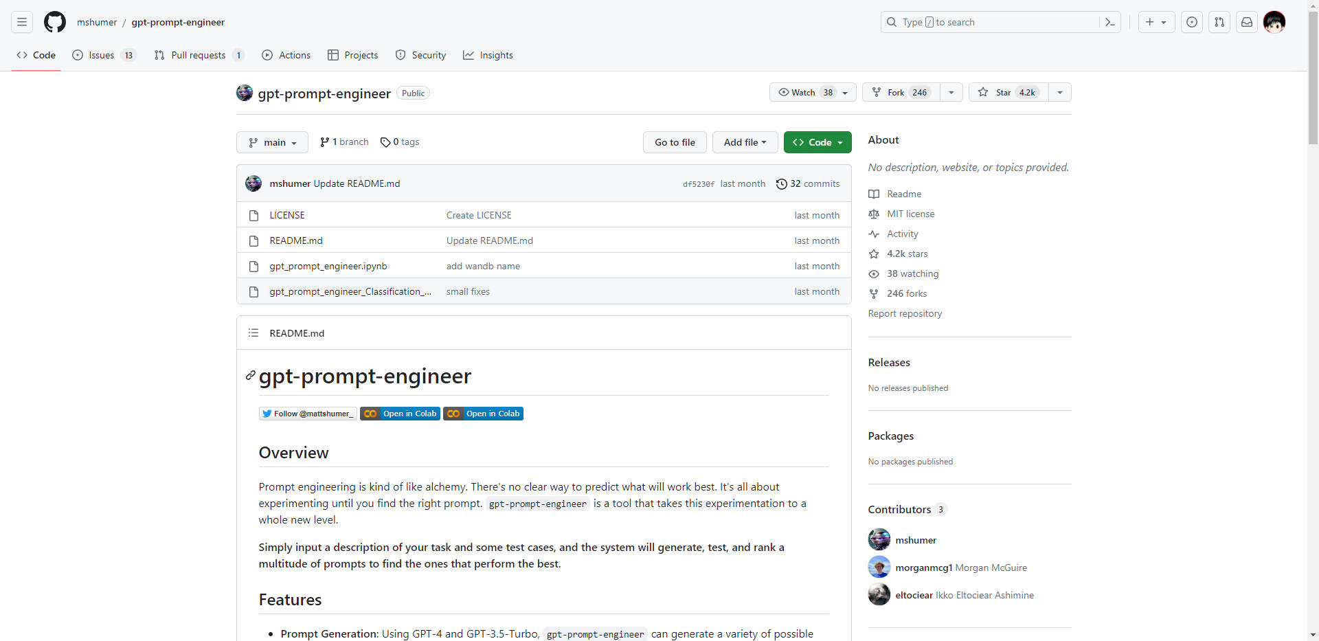 GPT Prompt Engineer Reviews, Features, Pricing and Alternatives - Aitoolnet GPT Prompt Engineer Reviews, Features, Pricing and Alternatives - Aitoolnet