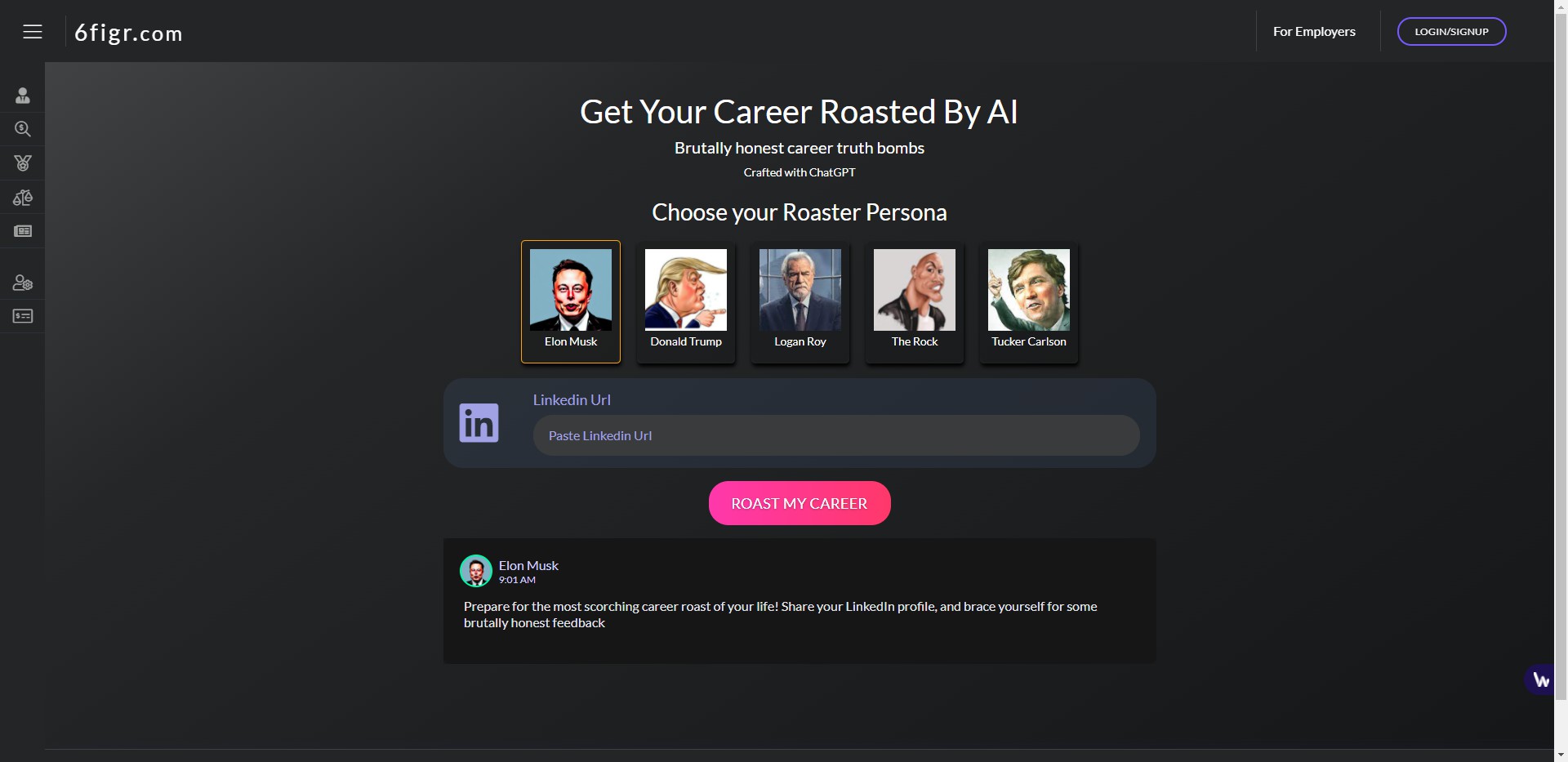 AI Roasts My Career 리뷰, 기능, 가격 및 대체품 - Aitoolnet