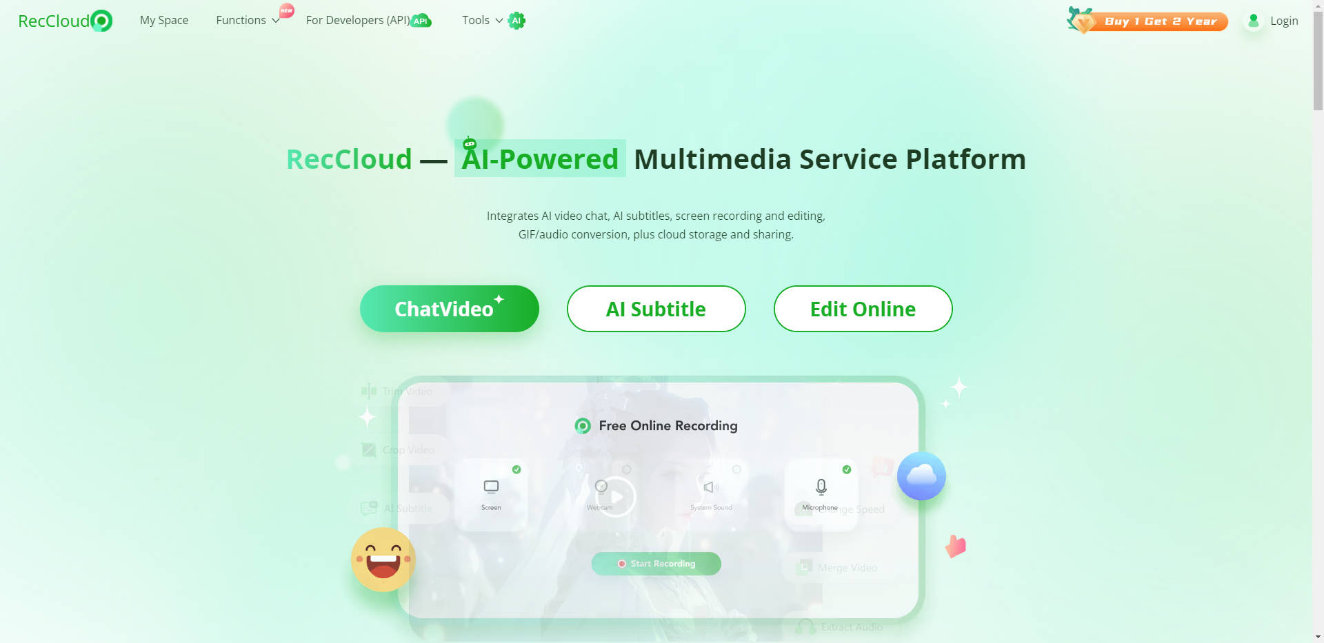 RecCloud Reviews, Features, Pricing and Alternatives - Aitoolnet