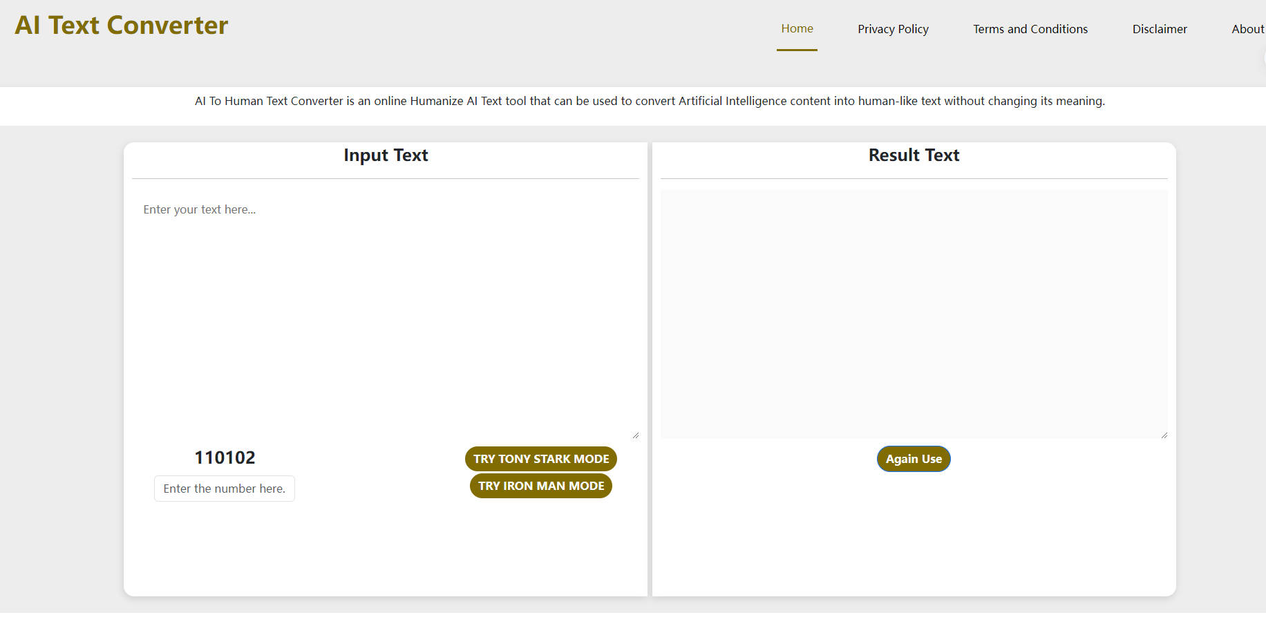 AI To Human Text Converter - Transform AI Text to Human-Like with Ease ...