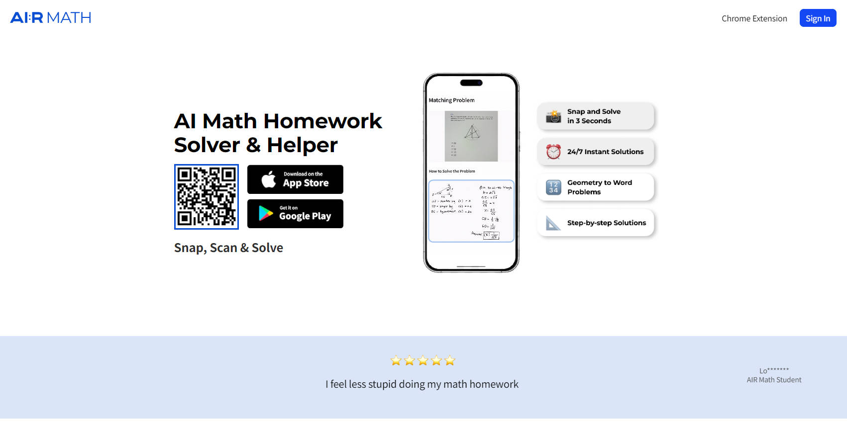 AIR MATH. Homework Helper Reviews, Features, Pricing and Alternatives ...
