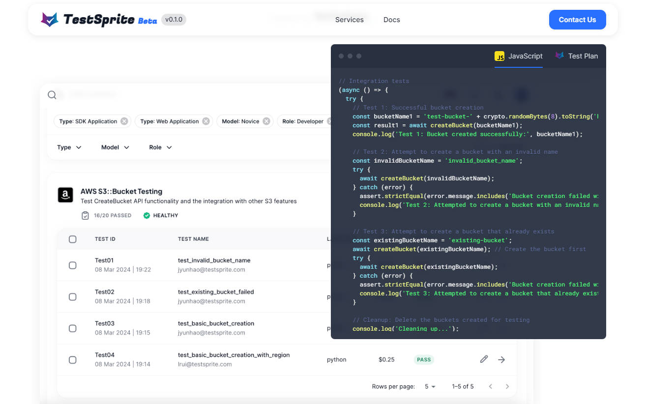 TestSprite - AI驱动的自动化测试，启动速度提升10倍 - Aitoolnet