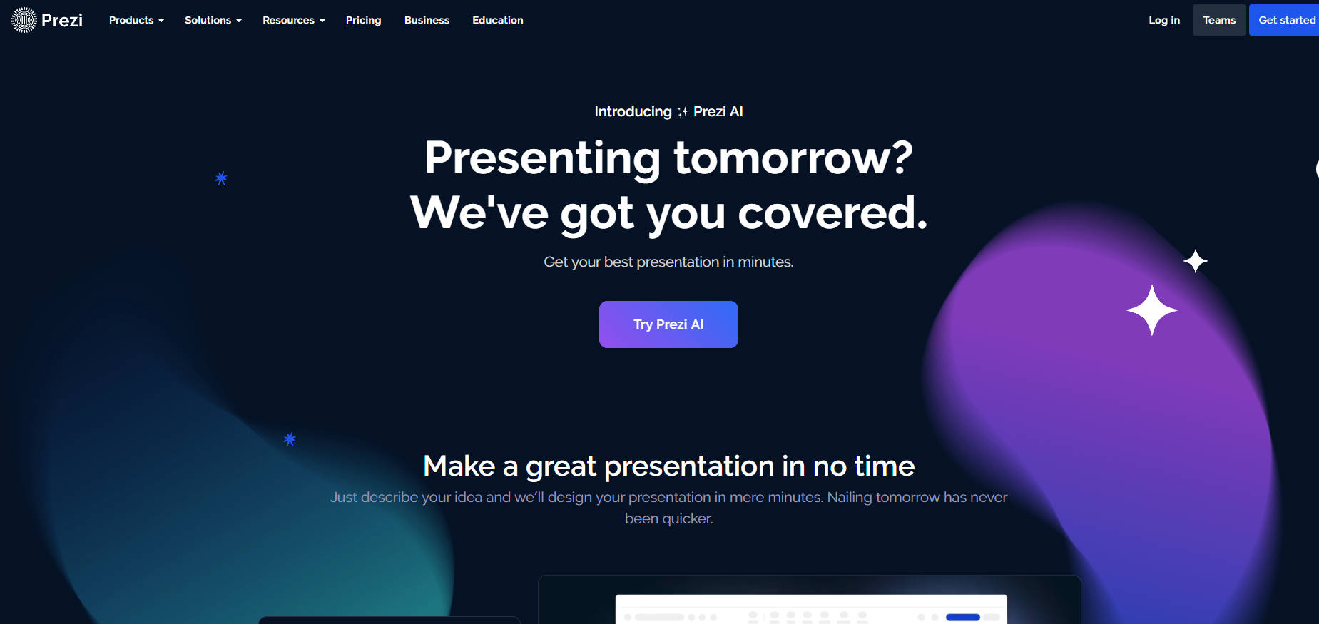 Prezi AI - AI-Enhanced Presentations for Business & Education - Aitoolnet