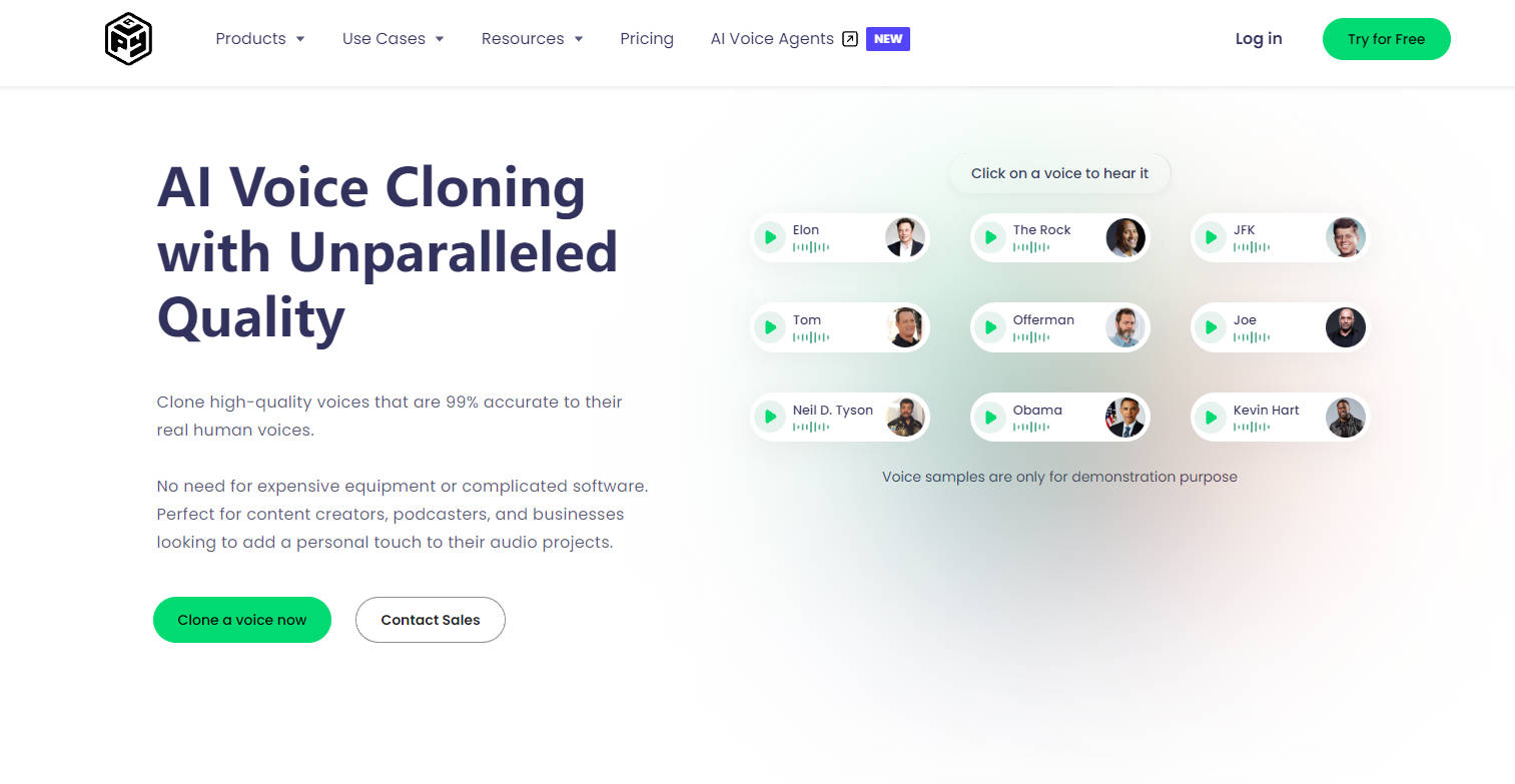 PlayHT AI Voice Cloning - Clone Voices, Craft Stories: AI for Content ...