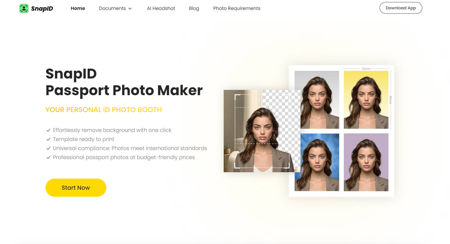 Snapid.ai - Passport Photo Maker - Aitoolnet