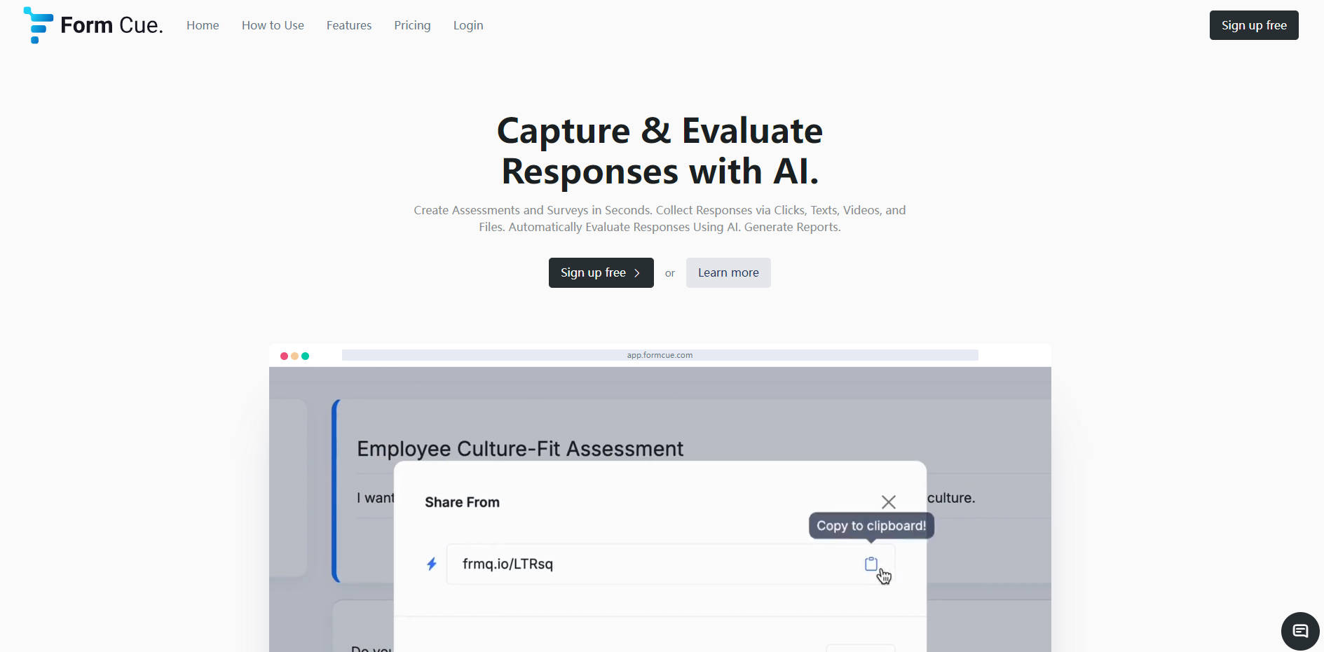 Form Cue - AI-Powered Multimodal Forms for Smarter Data Collection - Aitoolnet