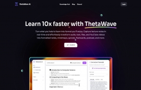 Thetawave AI - AI-Powered Note Taker for Effortless Academic Success ...