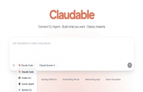 Claudable - 借助 AI 代理，轻松打造 Web 应用 - Aitoolnet
