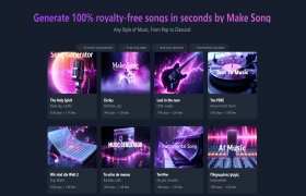 MakeSong - AI Music & Song Generator - Aitoolnet