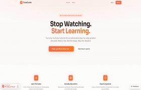 TubeGuide - Convert YouTube Tutorials into Actionable Step-by-Step ...