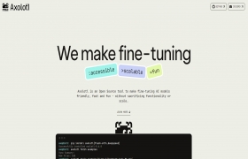Axolotl AI - Open Source AI Model Fine-Tuning Made Easy - Aitoolnet