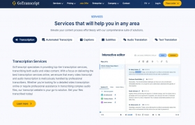 GoTranscript - Transcripción Global, Subtitulación, Excelencia en ...