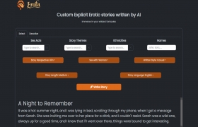 Erota - 大人の物語を革新する：AI生成のエロティックな物語 - Aitoolnet