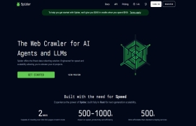 Spider - AI项目的最快网页爬虫 - Aitoolnet