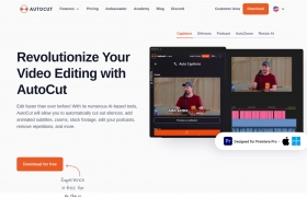 AutoCut - AI-Powered Editing for Premiere Pro & DaVinci Resolve - Aitoolnet