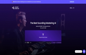 Masterchannel - La mejor IA de masterización de audio - Aitoolnet