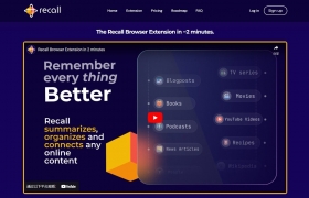Recall Browser Extension - Smart Summaries for Web Content Mastery ...