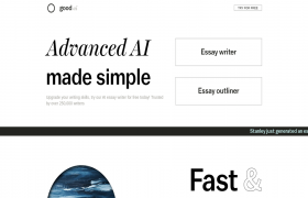 The-good-AI - Smart Essays in Seconds: AI-Powered Content Creation ...