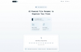 Renamer.ai - AI-Powered File Renamer to Organize Your Files - Aitoolnet