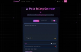 MakeSong - AI Music & Song Generator - Aitoolnet