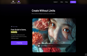 WonderShare ToMoviee AI - El Estudio Creativo Todo en Uno de IA - Aitoolnet