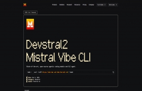 Mistral Vibe CLI - Open-source CLI coding assistant - Aitoolnet