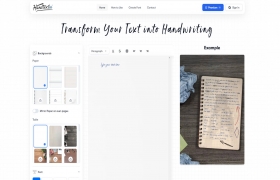 HandtextAI - AI-Powered Text to Realistic Handwritten Notes Converter ...