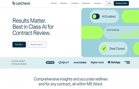 LexCheck - 人工智能驱动的合同审查解决方案 - Aitoolnet