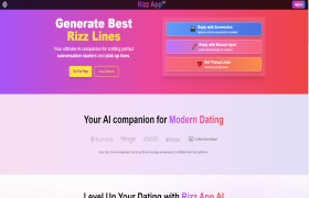 Rizz App AI - 终极AI驱动的撩妹台词生成器 - Aitoolnet