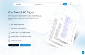 ThesisAI - Draft Scientific Documents with Inline Citations, Instantly - Aitoolnet