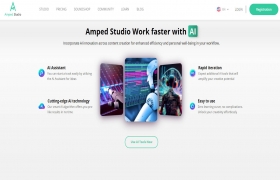 Amped Studio - Creación de música en línea impulsada por la IA para todos - Aitoolnet
