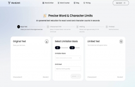WordLimit - AI驱动的文本压缩器用于精确字数计算 - Aitoolnet