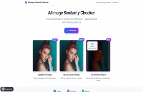AI Image Similarity Checker - AI 圖片視覺對比與差異辨識工具 - Aitoolnet