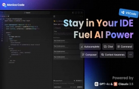 Monica Code - 您在VS Code中的人工智能编程助手 - Aitoolnet
