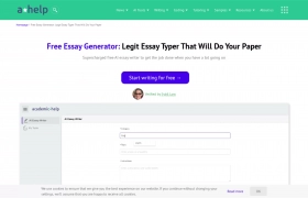 Essay Generator - Effortless Essays with AI-Generated Content and ...